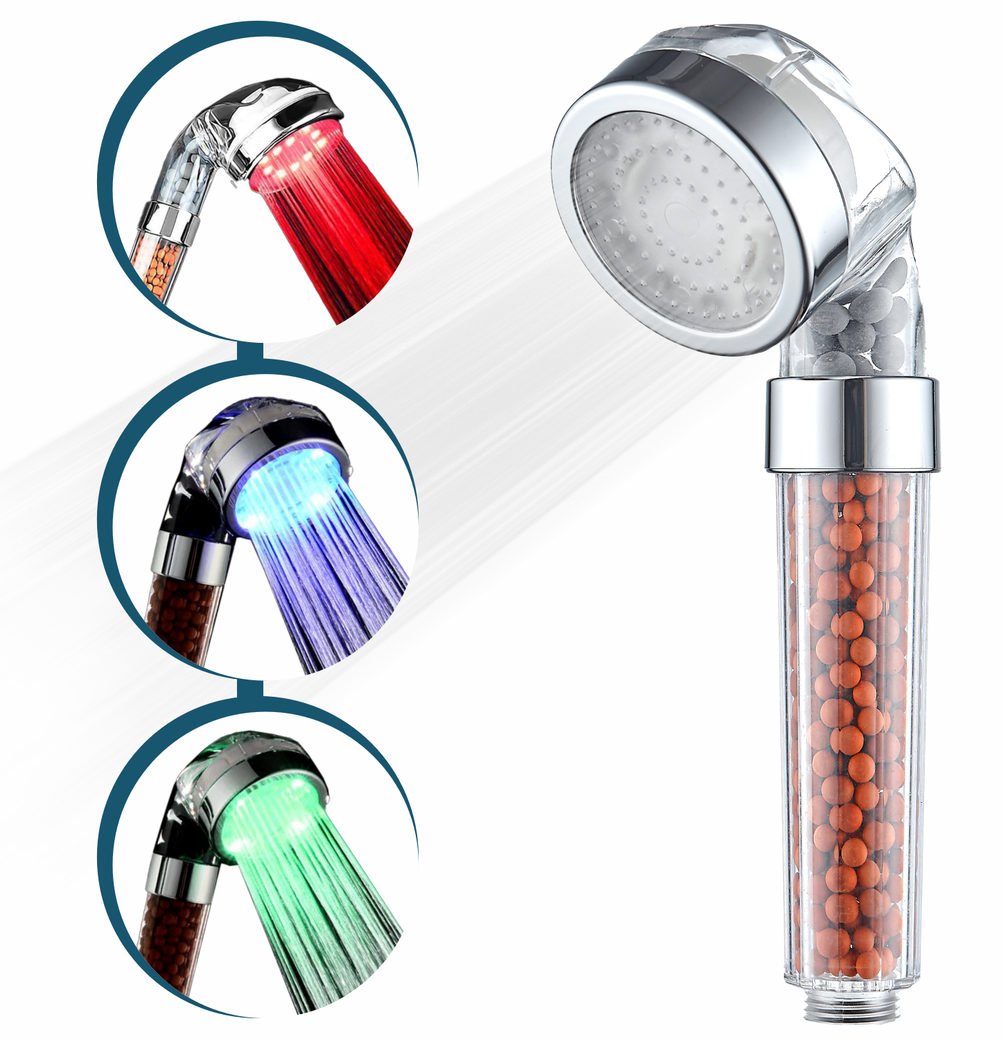 Ionic LED Shower Head: Luxurious Spa Experience at Home – StoneStream